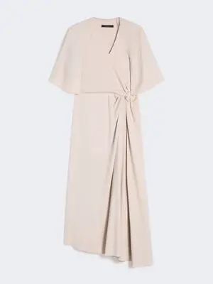 Max Mara Viscose Envers Satin Midi Dress
