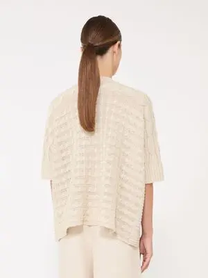 Max Mara Linen Yarn Bomber Cardigan
