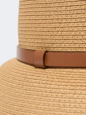 Max Mara Wide Brim Lampshade Hat - Beige