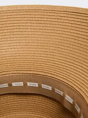 Max Mara Wide Brim Lampshade Hat - Beige