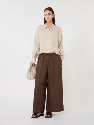 Max Mara Linen Button-down Shirt