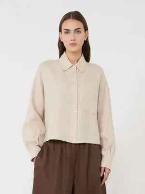 Max Mara Linen Button-down Shirt