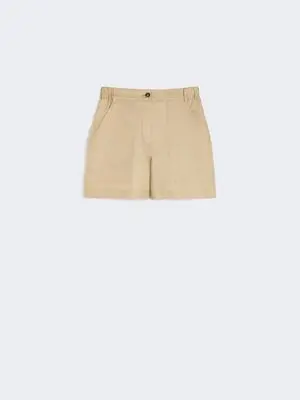 Max Mara Pure Linen Bermuda Shorts