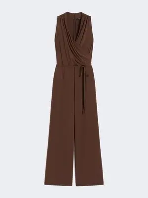 Max Mara Viscose Jersey Jumpsuit - Chocolate