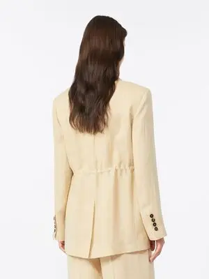 Max Mara Linen Twill Saharan Jacket