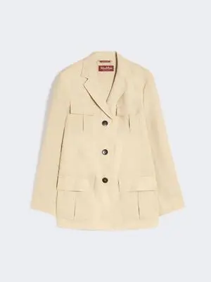 Max Mara Linen Twill Saharan Jacket