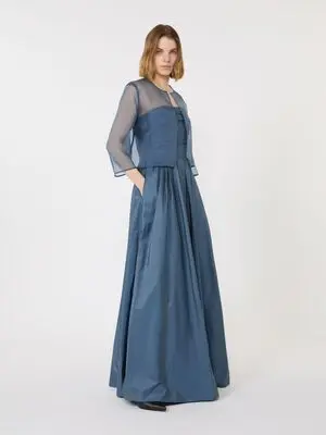 Max Mara Silk Organza Cropped Jacket