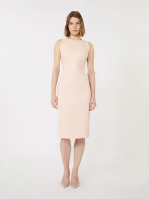 Max Mara Jacquard Cloque Midi Dress
