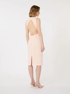Max Mara Jacquard Cloque Midi Dress