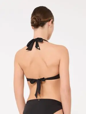 Max Mara Shiny Jersey Triangle Bikini Top