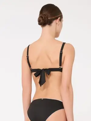 Max Mara Reversible Double Jersey Bikini Top