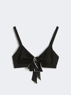 Max Mara Reversible Double Jersey Bikini Top