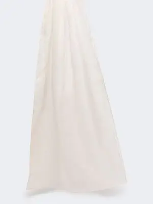 Max Mara Silk Organza Stole