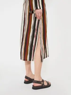 Max Mara Printed Silk Kaftan Dress