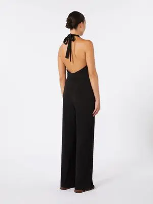 Max Mara Stretch Jersey Jumpsuit - Black