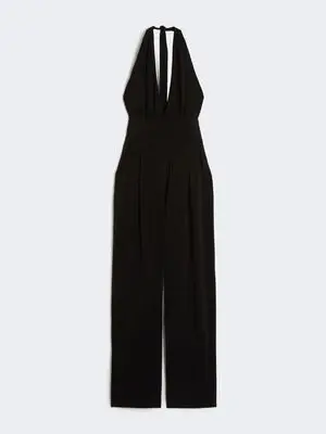 Max Mara Stretch Jersey Jumpsuit - Black