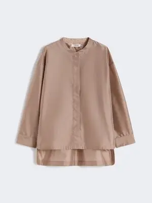 Max Mara Silk-blend Organza Shirt