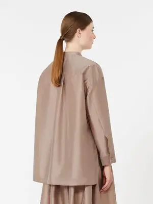 Max Mara Silk-blend Organza Shirt