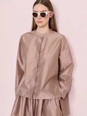 Max Mara Silk-blend Organza Shirt
