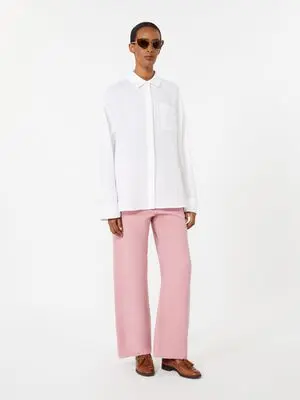 Max Mara Linen Canvas Shirt - Optical White
