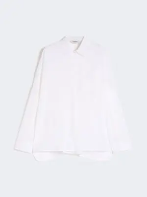Max Mara Linen Canvas Shirt - Optical White