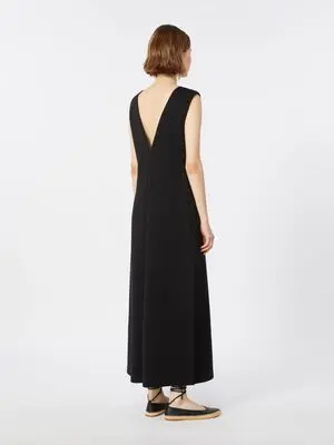 Max Mara Long Scuba Jersey Dress