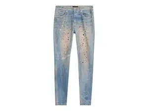 PURPLE BRAND P001sjwp226 Skinny Jewel Print Jeans - Light Indigo