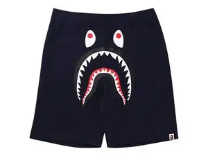 A BATHING APE Shark Sweatshorts - Black