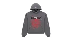 SP5DER Splat Punk Hoodie - Slate