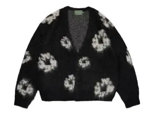 DENIM TEARS Cotton Wreath Mohair Cardigan