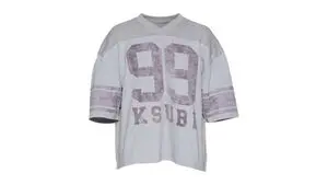 Ksubi Halftime Short Sleeve Duke Jersey T-shirt - Grey