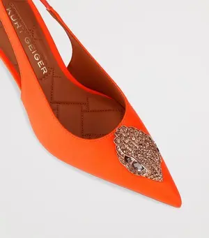 Kurt Geiger Leather Eagle Slingback Pumps