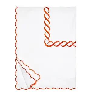 PRATESI Treccia King Duvet Cover - Orange