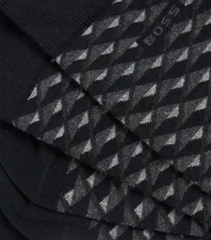 BOSS Cotton-blend Patterned Socks