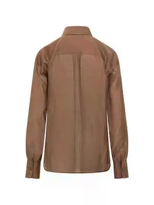 LE SULLY STUDIO Front-pocket Shirt - Brown