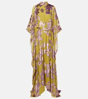 TALLER MARMO Leonor Floral Fil Coupe Kaftan