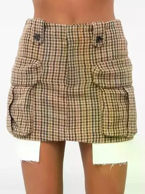 ELEH Houndstooth Mini Skirt