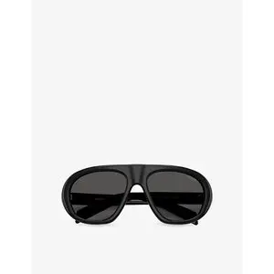 Prada Irregular-frame Acetate Sunglasses - Black