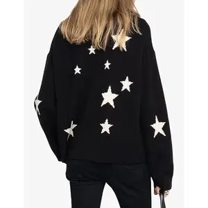 Zadig&Voltaire Markuz Star-print Cashmere Jumper