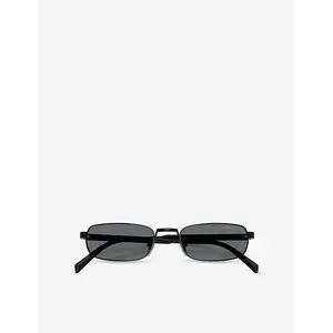 Prada Rectangle-frame Metal Sunglasses