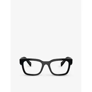Prada Square-frame Acetate Optical Glasses - Black