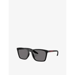 Prada Ps B08s Polarised Pillow-frame Sunglasses