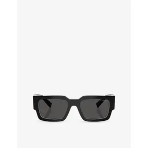 Prada Square-frame Acetate Sunglasses - Black