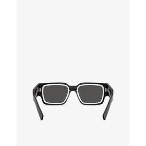 Prada Square-frame Acetate Sunglasses