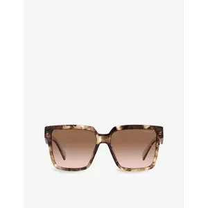 Prada Pr 24zs Square-frame Sunglasses - Brown