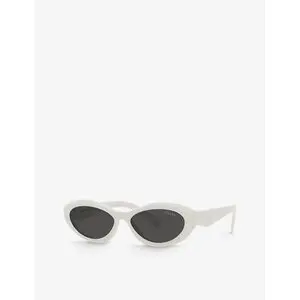 Prada Rectangle-frame Acetate Sunglasses