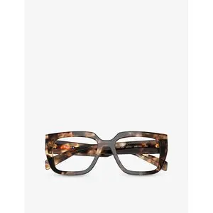 Prada Square Eyeglasses - Brown