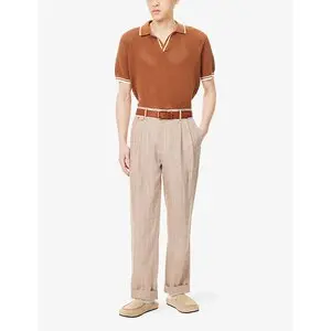 PERCIVAL Tennis Boxy Cotton-knit Polo Top