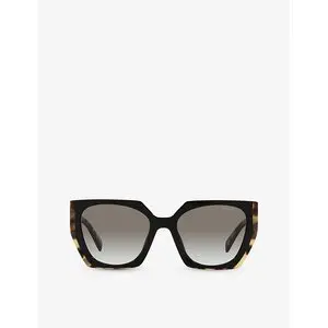 Prada Pr 15ws Cat-eye Sunglasses - Black