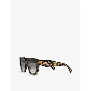 Prada Pr 15ws Cat-eye Sunglasses - Black